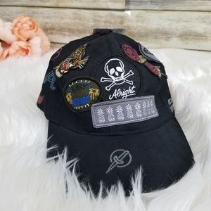 Zara | Accessories | Nwt Zara Black Baseball Cap With Patches | Poshmark